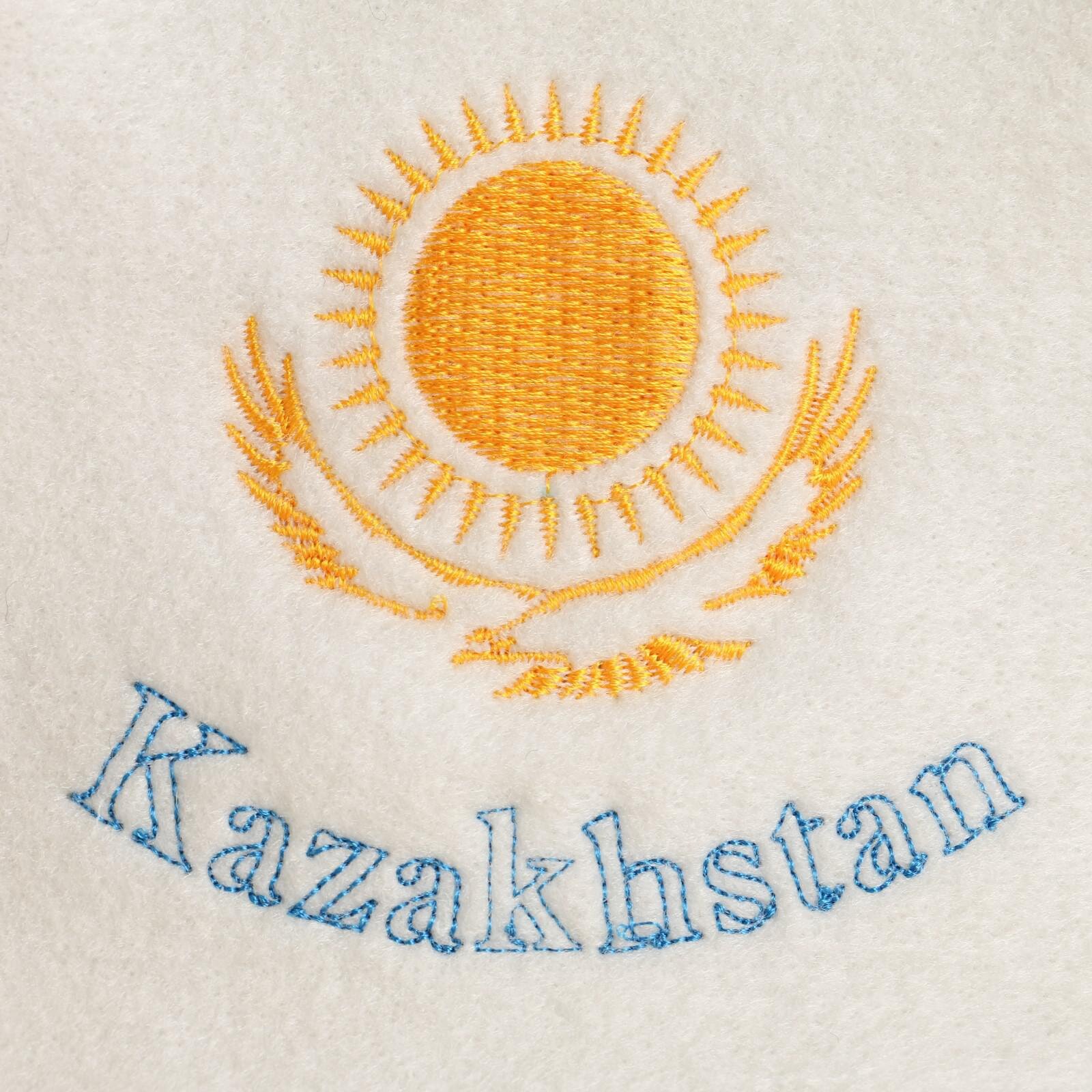 Шапка для бани и сауны Kazakhstan