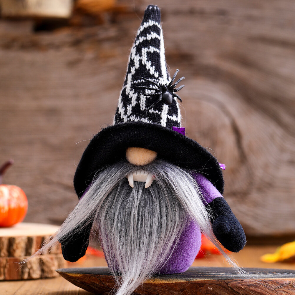 2 Штуки Halloween Гном Декоративная Игрушка Для Праздничного Украшения Стола 25X22Cm