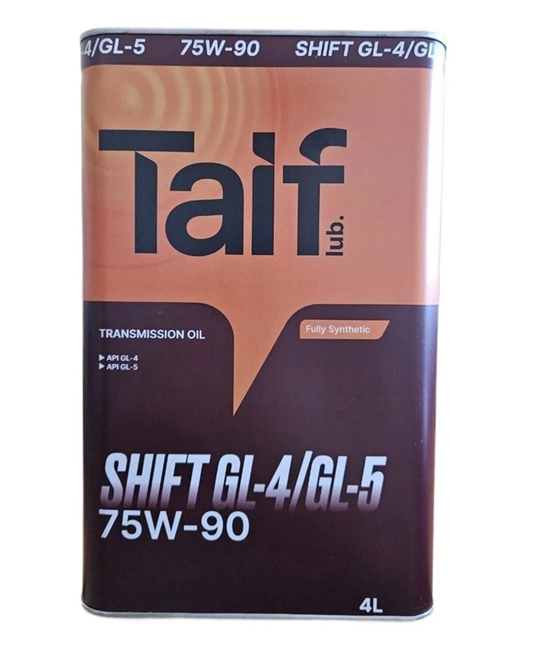 Трансмиссионное масло TAIF SHIFT GL-4/GL-5 75W-90, 4 литра канистра