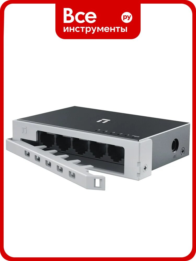 Коммутатор неуправляемый Netis ST105D 5х100 Мбит/сек, настольный, металлический корпус 10000146307
