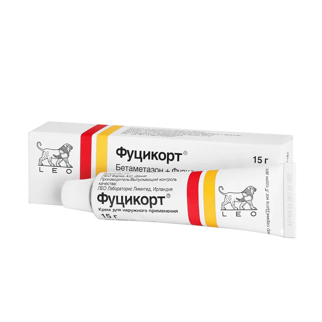 Фуцикорт крем для наружного применения 15 г 1 шт