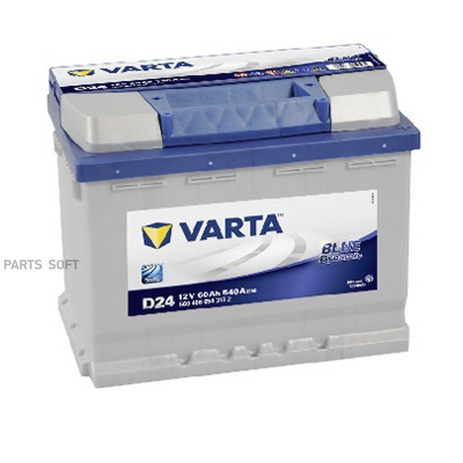 60Ah-12v VARTA ВD (242x175x190) от официального дистрибьютора, VARTA, артикул 560408054