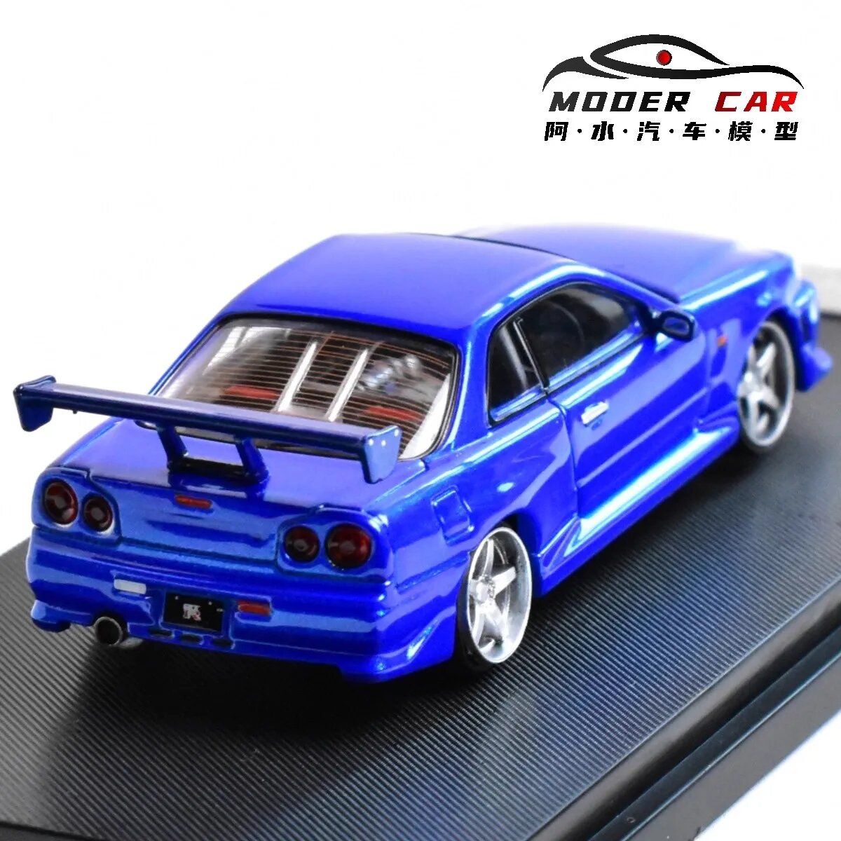 KOD × GFCC 1:64 металлическая модель автомобиля R34 C-West