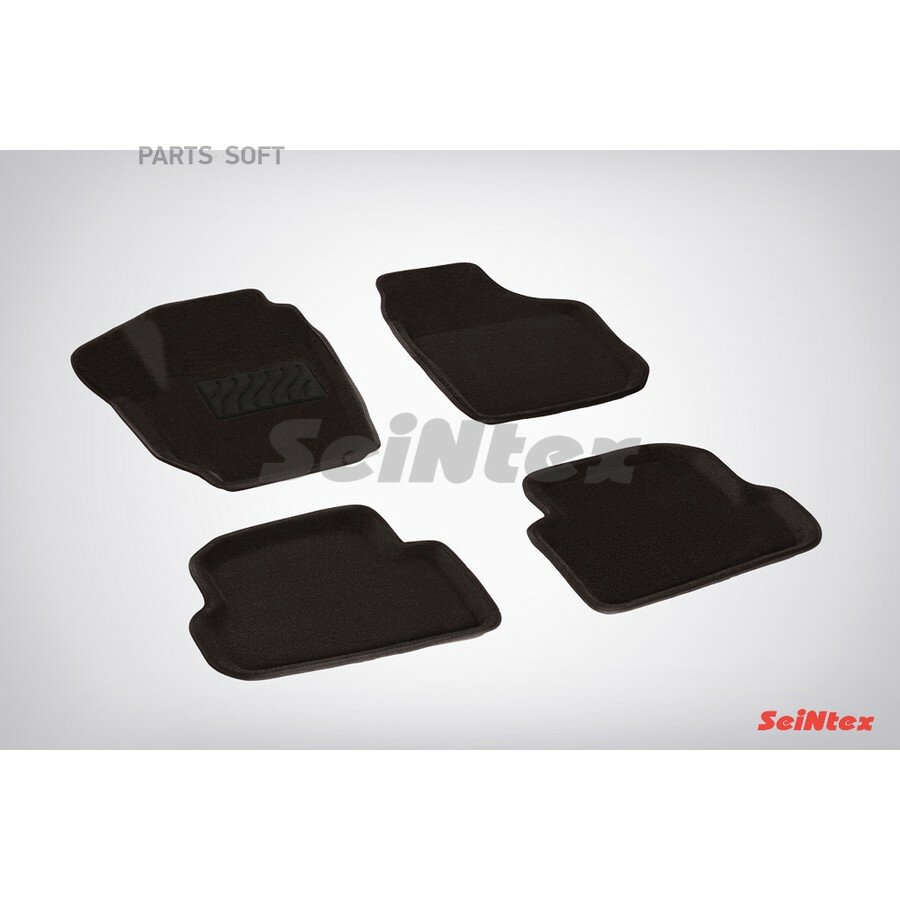 Коврики 3D ворс Skoda Fabia 2007-18 черн от официального дистрибьютора, SEINTEX, артикул 83752