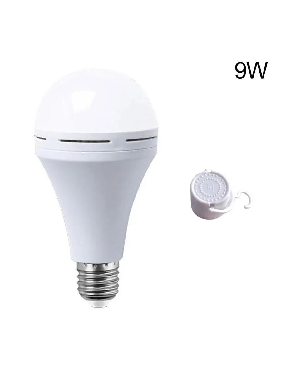 LED лампа E27 с аккумулятором, для дома, улицы и кемпинга