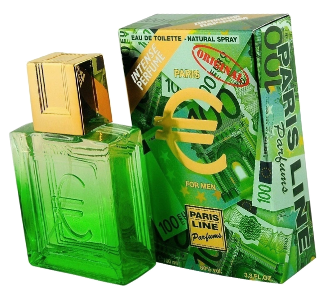 Мужской парфюм Paris Line Parfums Euro 100 мл / Пари Лайн Евро