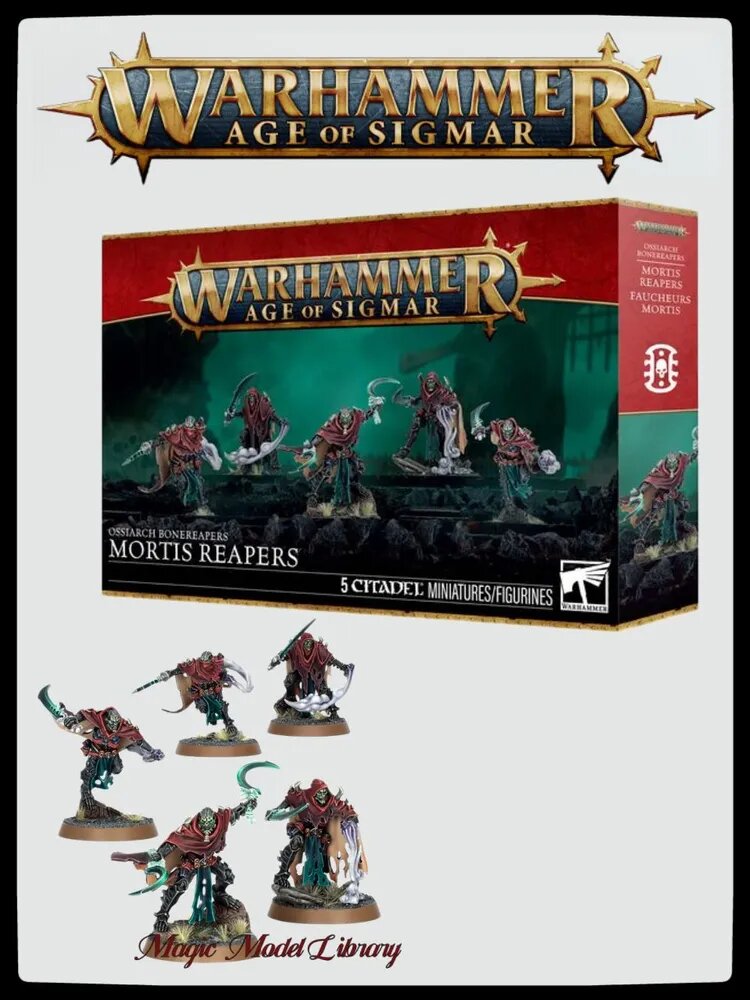 Фигурки Warhammer Age of Sigmar - Ossiarch Bonereapers: Mortis Reapers, Brand new boxed