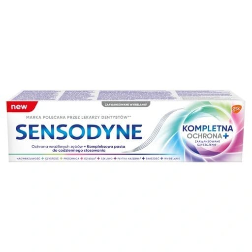 Зубная паста Sensodyne полная защита+ с фторидом, 75 мл