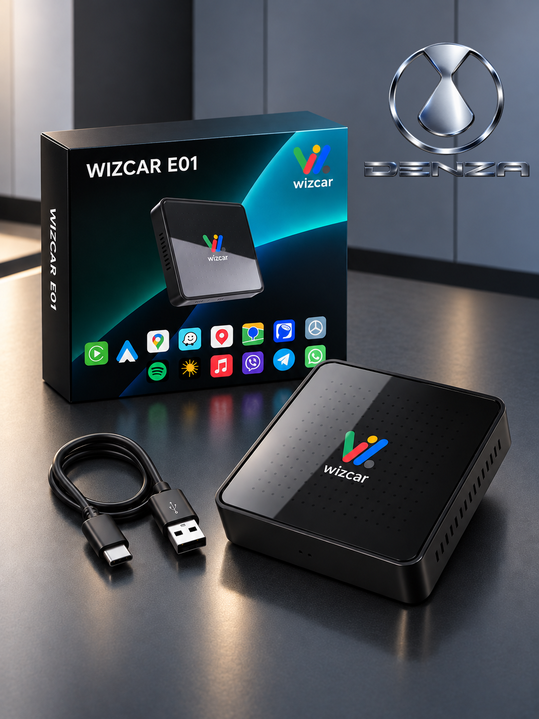DENZA N9 N7 D9 Z9 Z9GT WIZCAR E01 Яндекс Карты 2ГИС Яндекс музыка Многоязычный Apple CarPlay Android Auto Для DENZA Auto