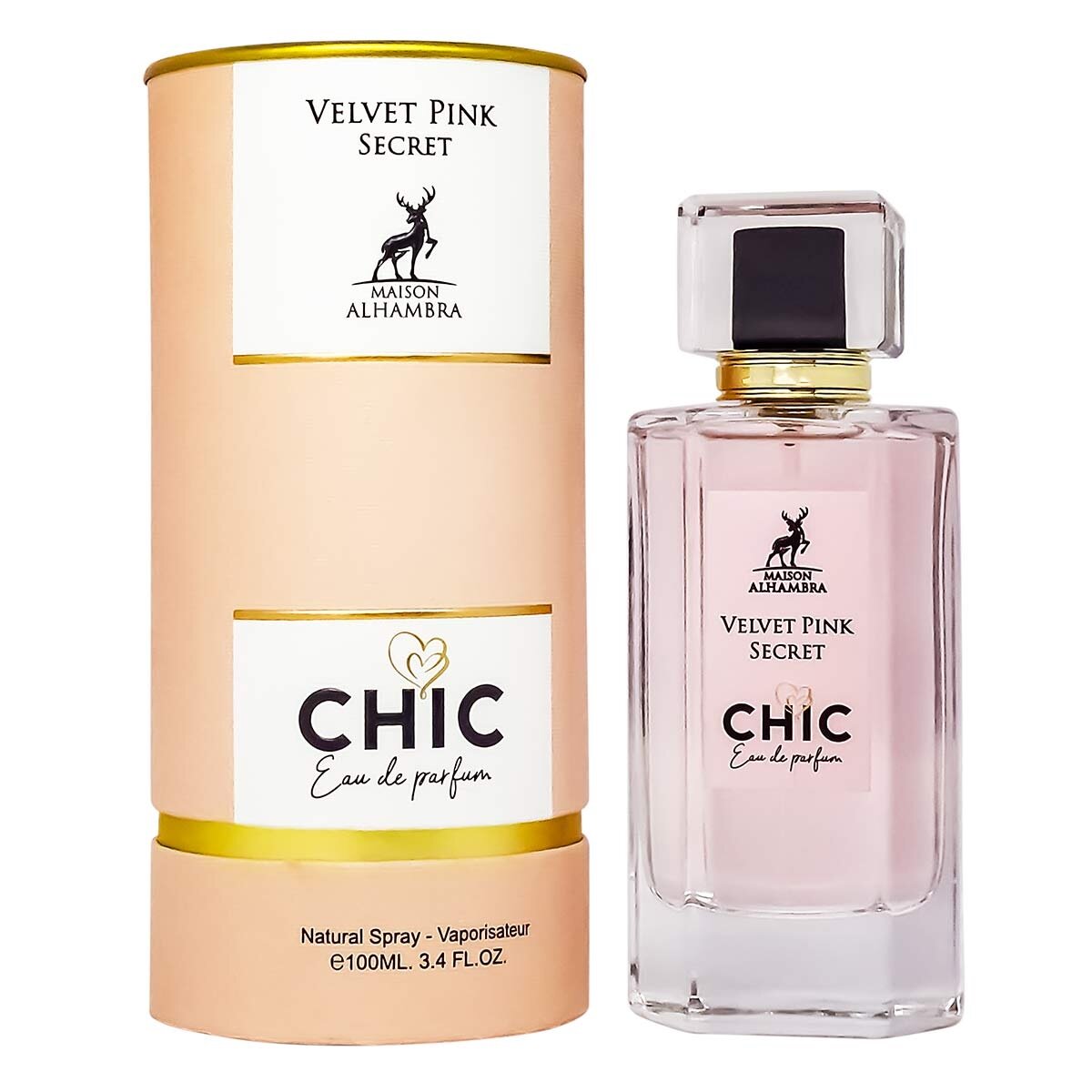 Lattafa woman (maison Alhambra) Chic - Velvet Pink Secret Туалетные духи 30 мл.
