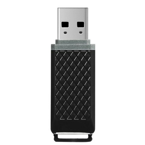 Устройство USB 2.0 Flash Drive 64Gb Smartbuy SB64GbQZ-K Quartz черный