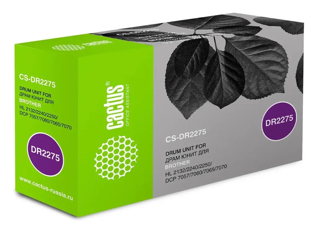Блок фотобарабана Cactus CS-DR2275 DR-2275 черный ч/б 12000стр. для DCP 7057/7057R/7060
