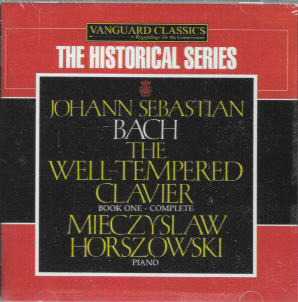 Аудио CD Mieczyslaw Horszowski, Bach "The Well-Tempered Clavier Book One (Complete)" 2CD (Бах) NEW