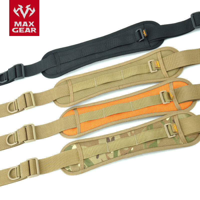 MAXGEAR 1,5-дюймовый тактический плечевой ремень с подушкой для рюкзаков — Черный