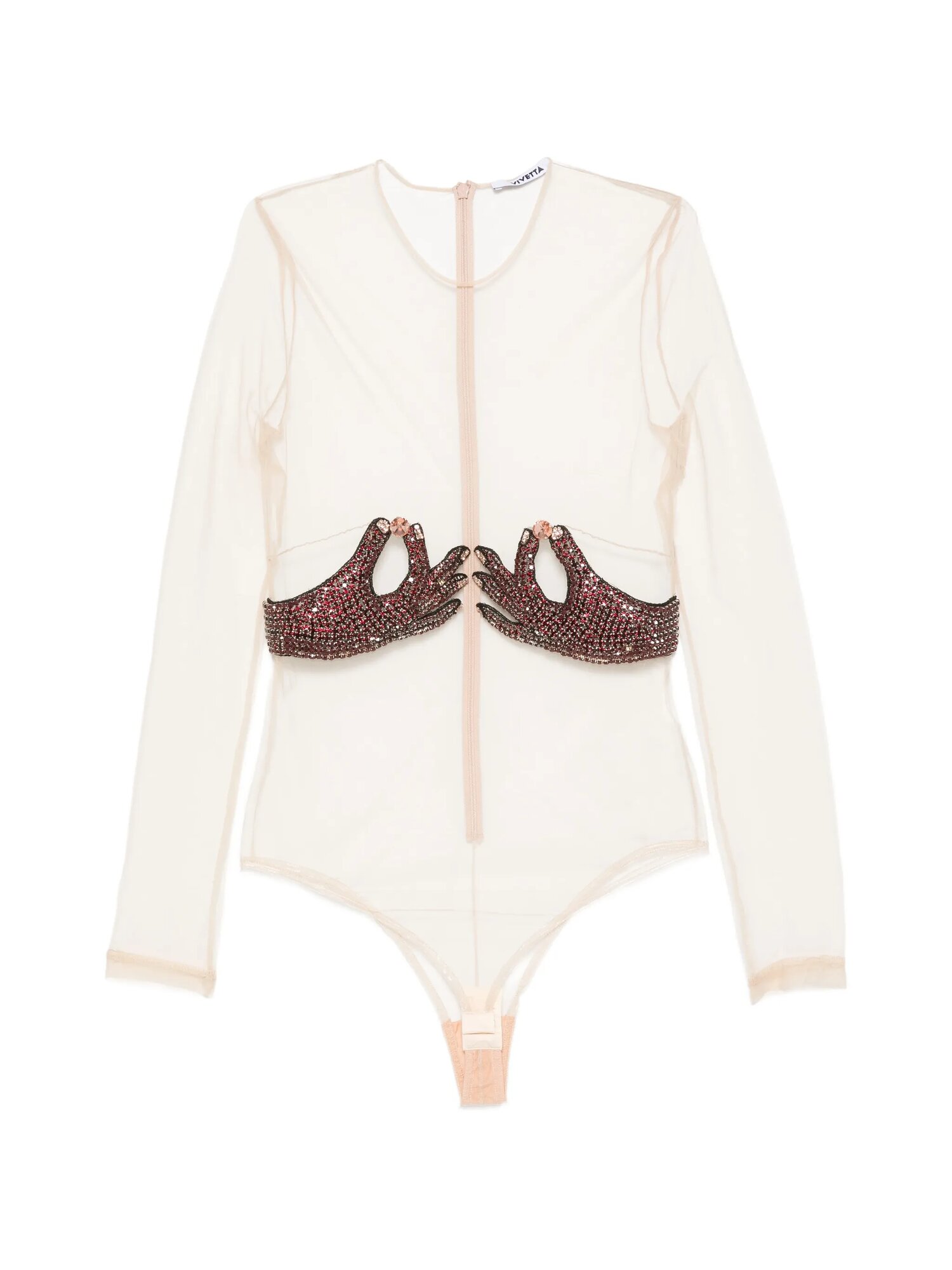 Топ Long-sleeve hand-detail top