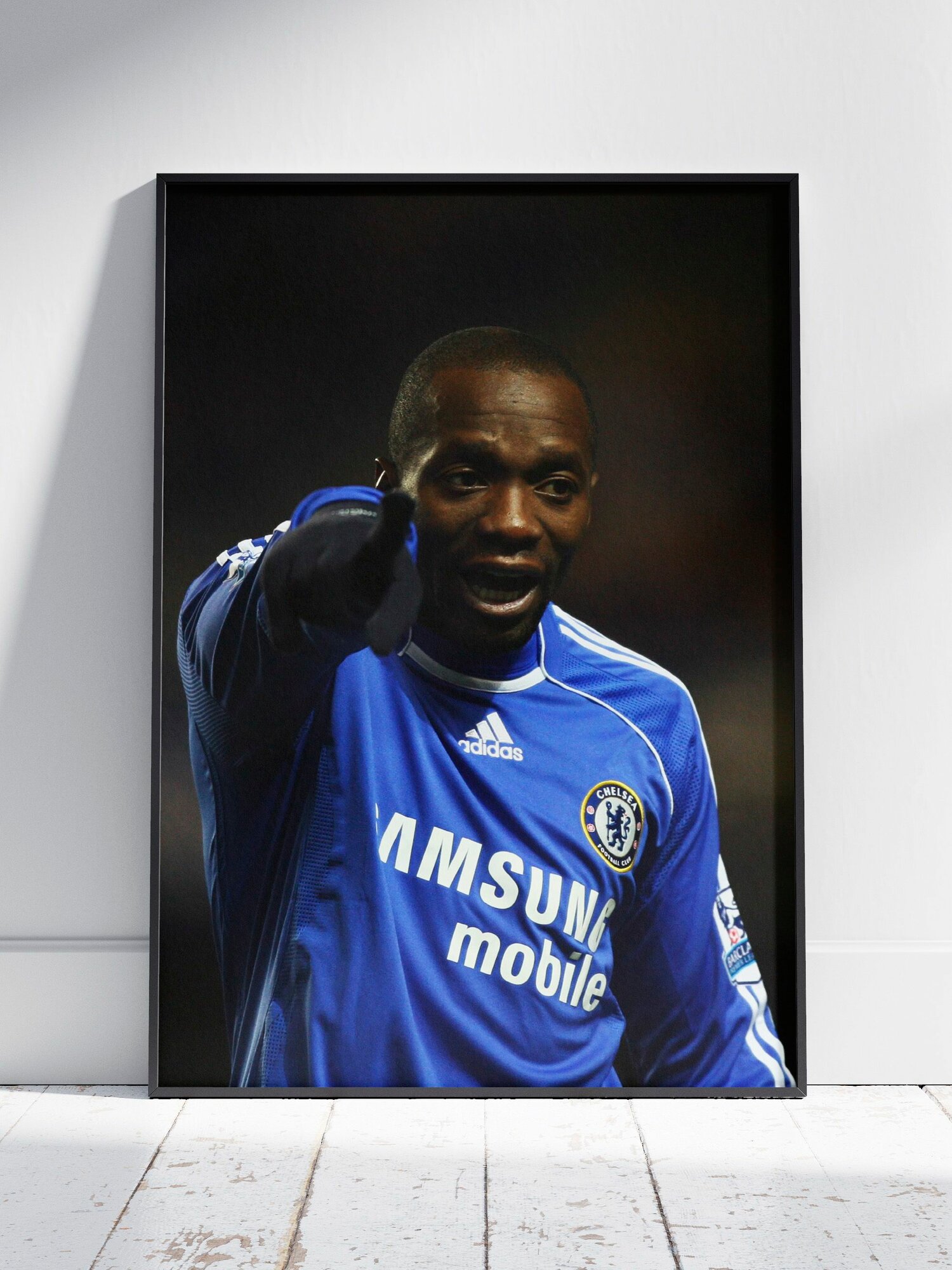 Плакат на стену для интерьера Реал Мадрид (Клод Макелеле - Claude Makelele 3) - Постер по спорту и физической активности формата A4 (21x30 см)