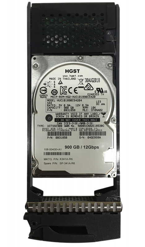 Жесткий диск NetApp X341A-R6 900Gb SAS 2,5" HDD