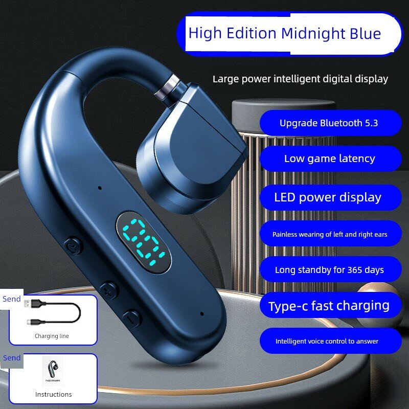 Костная проводимость Bluetooth наушники для спорта, беспроводные, долгий срок службы батареи, совместимые с iOS и