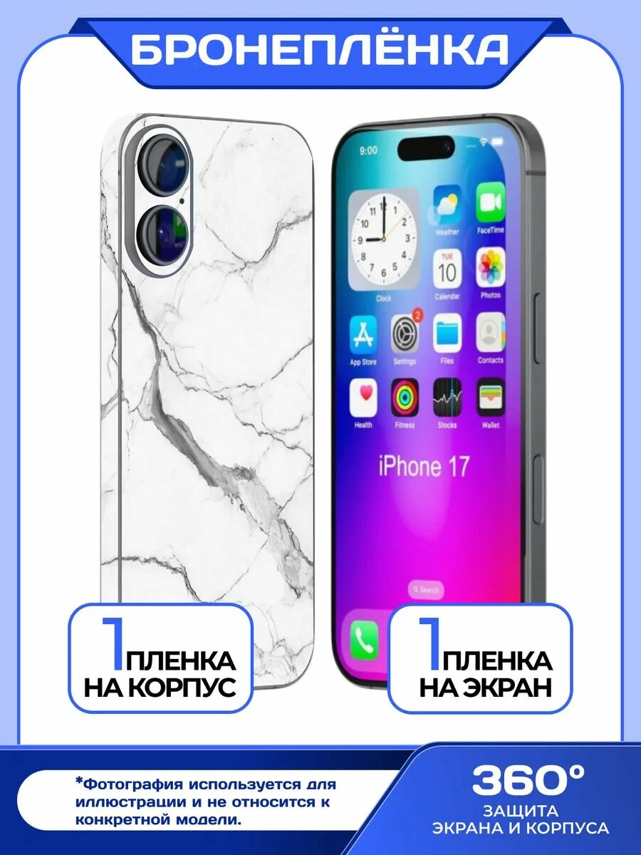 Пленка на экран и корпус для iPhone 16