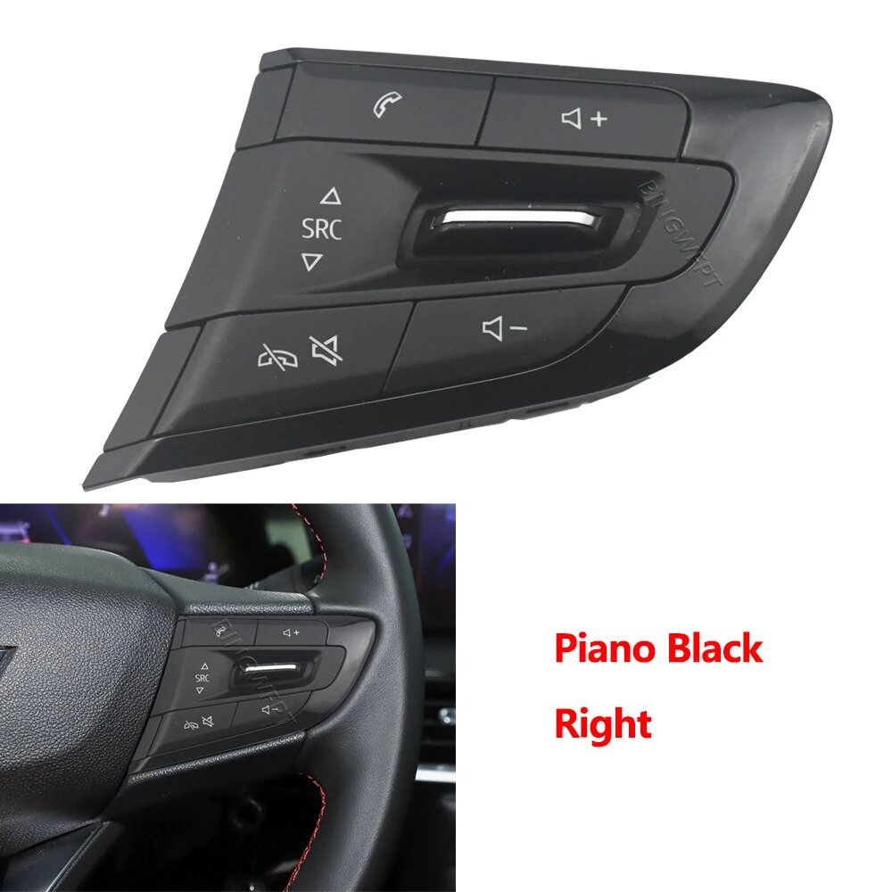 Переключатель руля Chevrolet Trax Tracker 2019-2023, правый, Piano Black