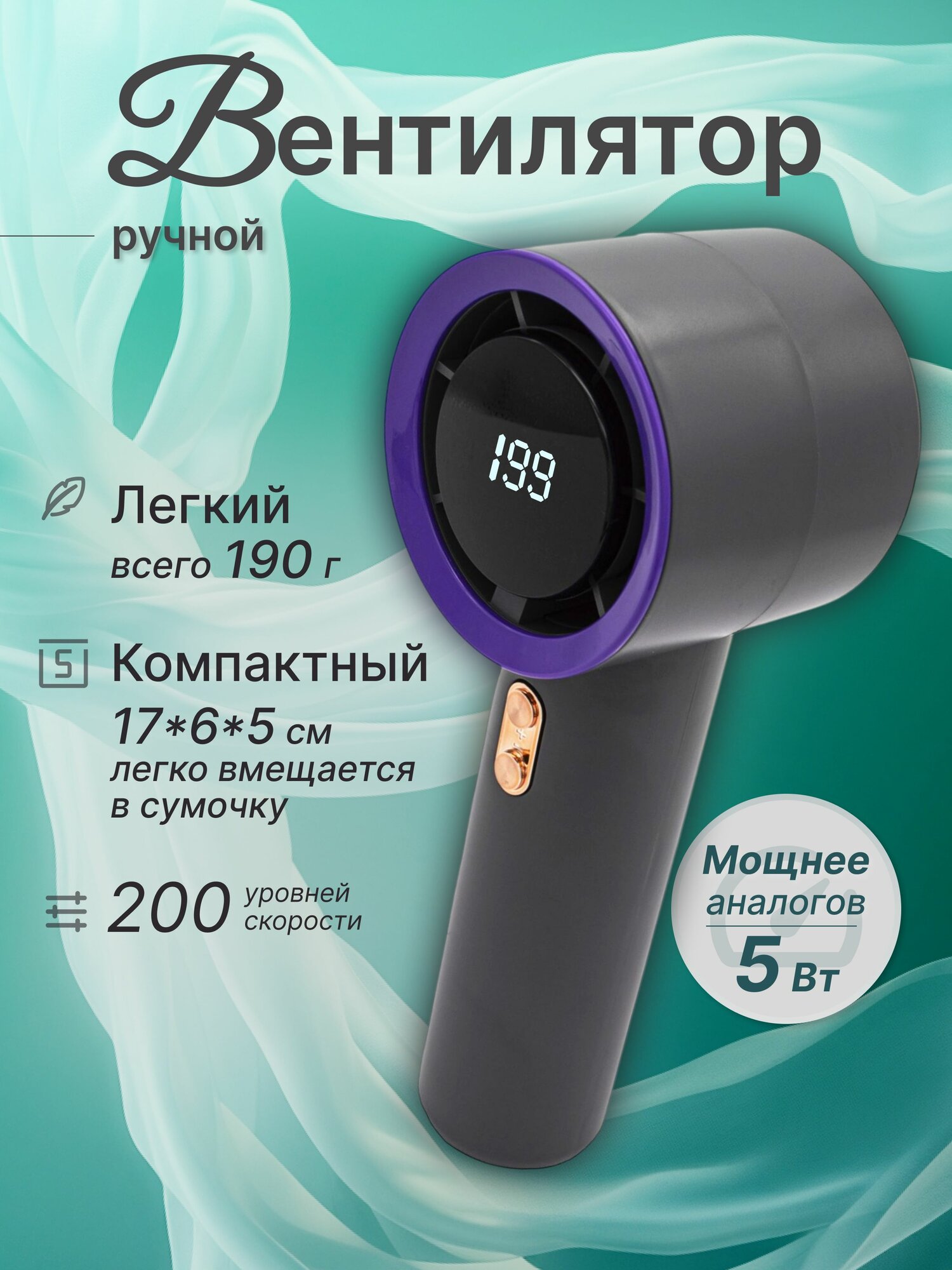Вентилятор осевой портативный