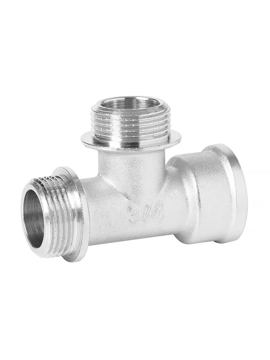Тройник ViEiR 1/2″Mx1/2″Mx1/2″F, латунь, диаметр резьбы, разъёмный