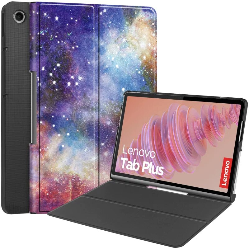 Защитный чехол для Lenovo Xiao Xin Pad Studio 11,5 дюйма 2024 г. с вентиляцией и стеклянной защитой - Галактика