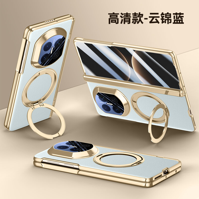 Чехол для Huawei Mate X7/Хуавей Мате X7, soft touch, чехол-кардиомонитор, искусственная кожа, поликарбонат (PC), защита камеры, ударопрочный, встроенная подставка, усиленные углы, Huawei, Huawei Mate X7,