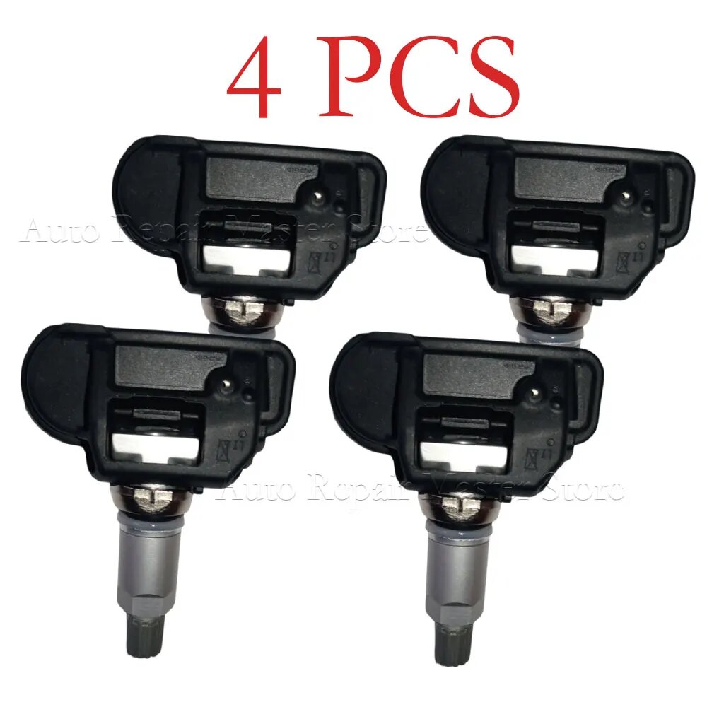 Датчики давления в шинах TPMS 433 МГц, 4 шт.