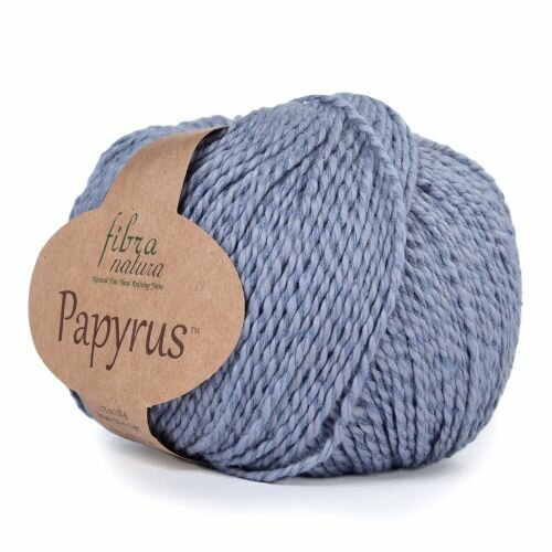 Пряжа Fibra Natura Papyrus 229-16 (5 мотков по 50г/120м) стальной