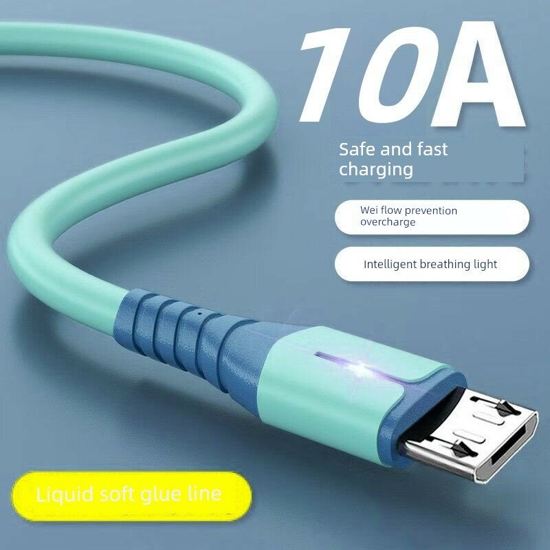 Кабель USB для зарядки мобильных телефонов VIVO с двойной быстрой зарядкой (10А) для моделей x21, x9, x7, x20, x50,