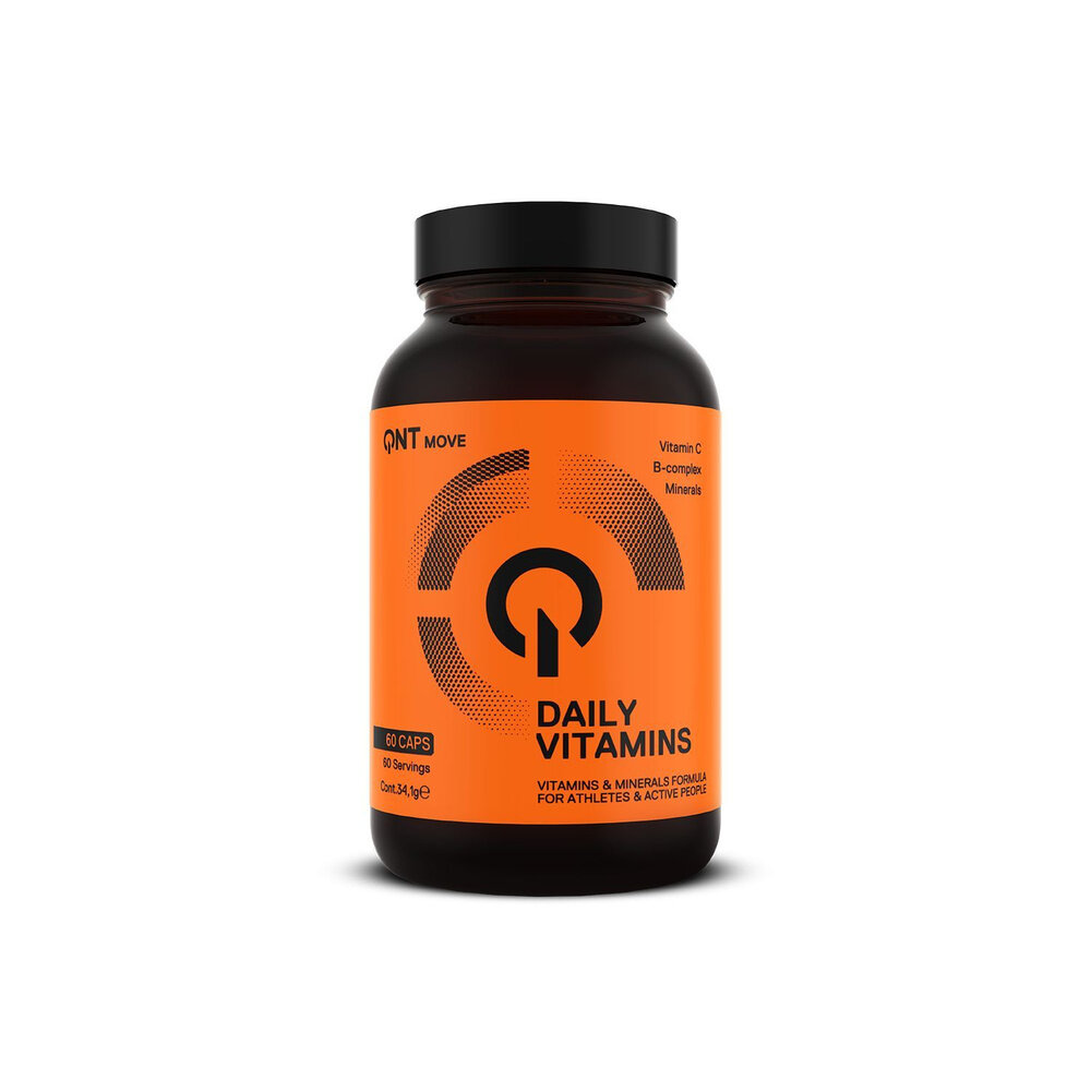 QNT Daily Vitamins 60 капсул. Комплексные витамины на каждый день. Бельгия