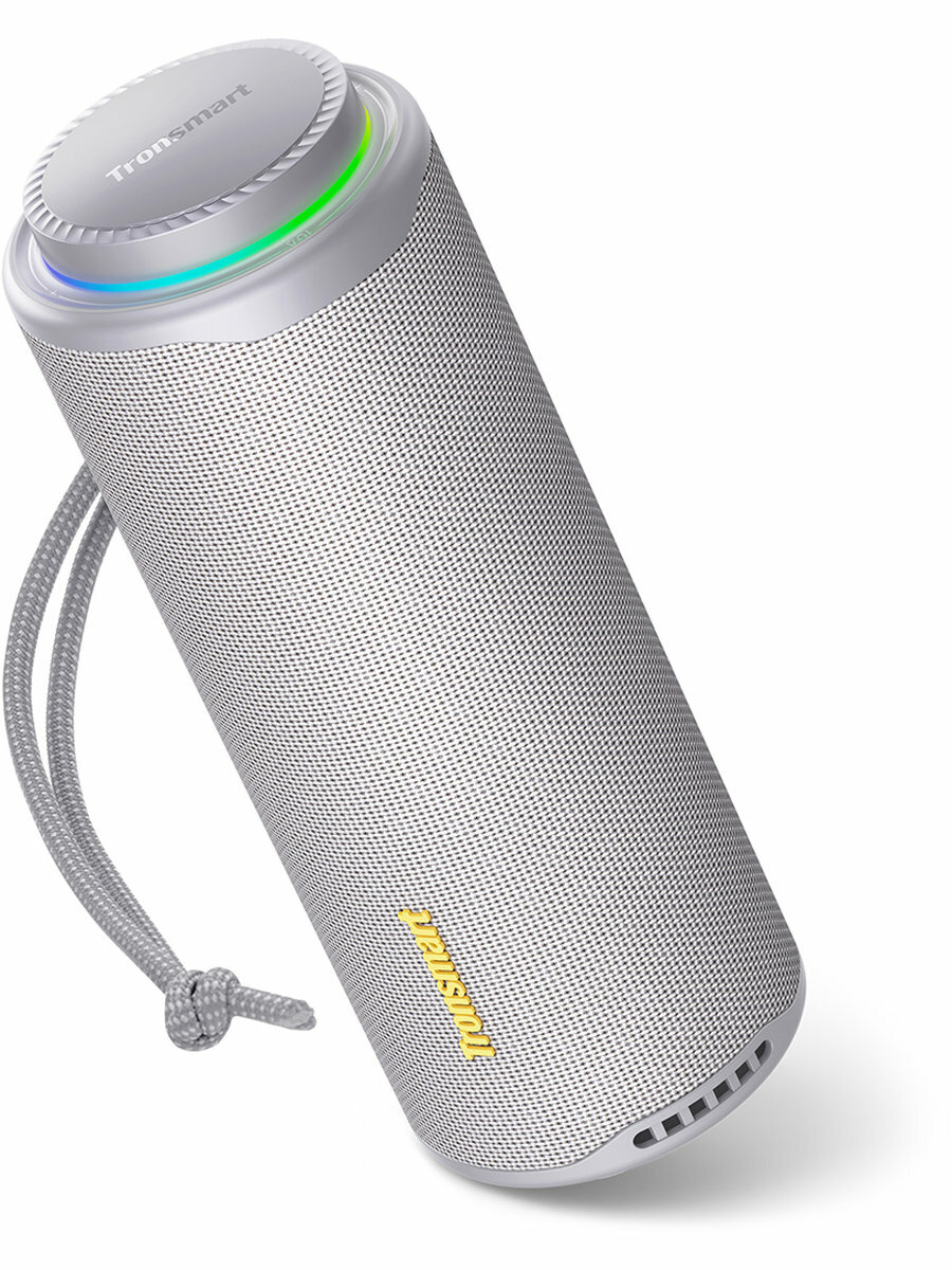 Портативная колонка Tronsmart T8 Grey, 40Вт, с подсветкой, IPX7, пластик