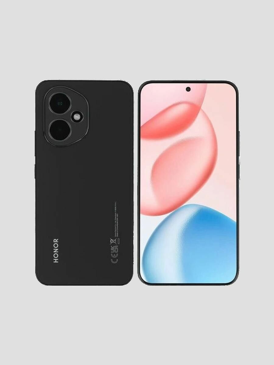 6.55" Смартфон HONOR 400 256 ГБ черный ядер - 8x(2.63 ГГц), 12 ГБ, 2 SIM, AMOLED, камера 200+12 Мп, NFC, 5G, 4G, 6000 мА*ч