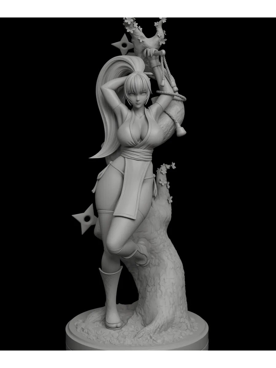 Коллекционная фигурка Mai Shiranui под покраску 20 см