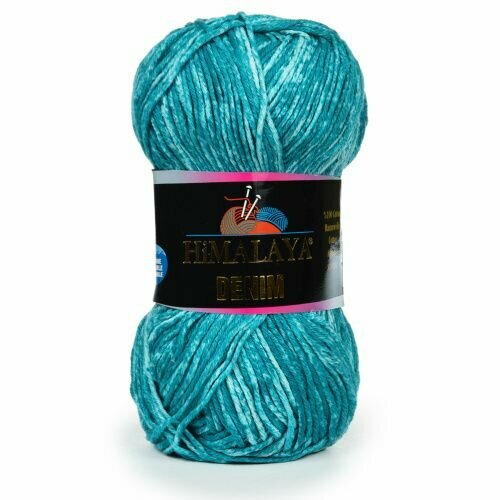 Пряжа Himalaya Denim 115-23 (5 мотков по 50г/140м) морская волна