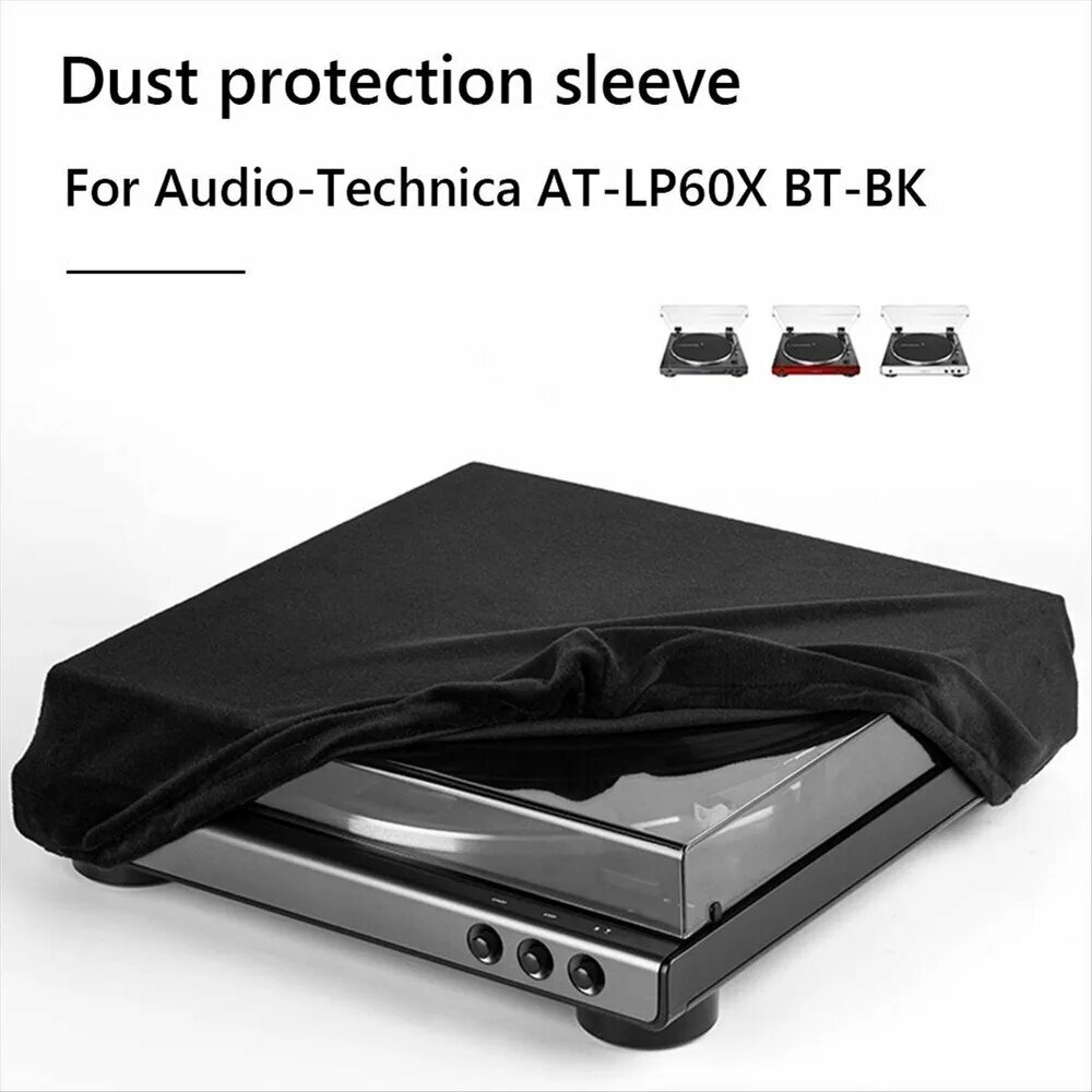 Чехол-накладка для винилового проигрывателя Audio-Technica AT-LP60XBT (черный)