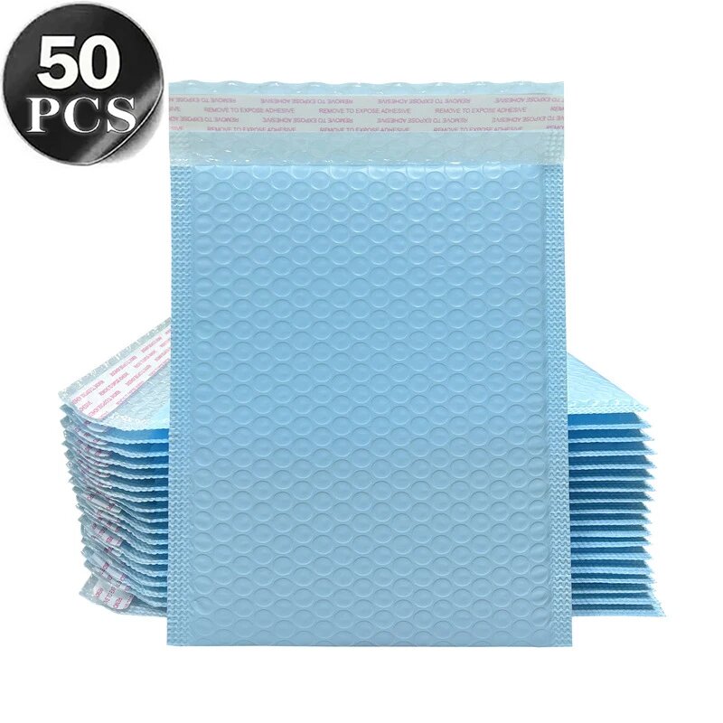Почтовые пакеты пузырчатые 15*18 см, Blue, 50 шт.