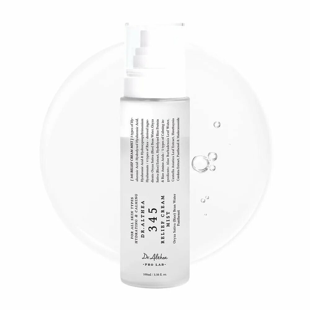 Успокаивающий крем-мист Dr. Althea 345 Relief Cream Mist (100 мл) для восстановления и увлажнения кожи