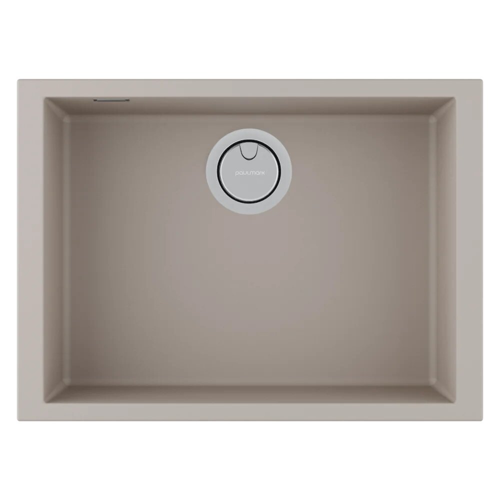 Мойка кухонная Paulmark Neo classic 60 PM966044-AR 60x43, прямоугольная, мойка для кухни, под столешницу, бежевая, матовая