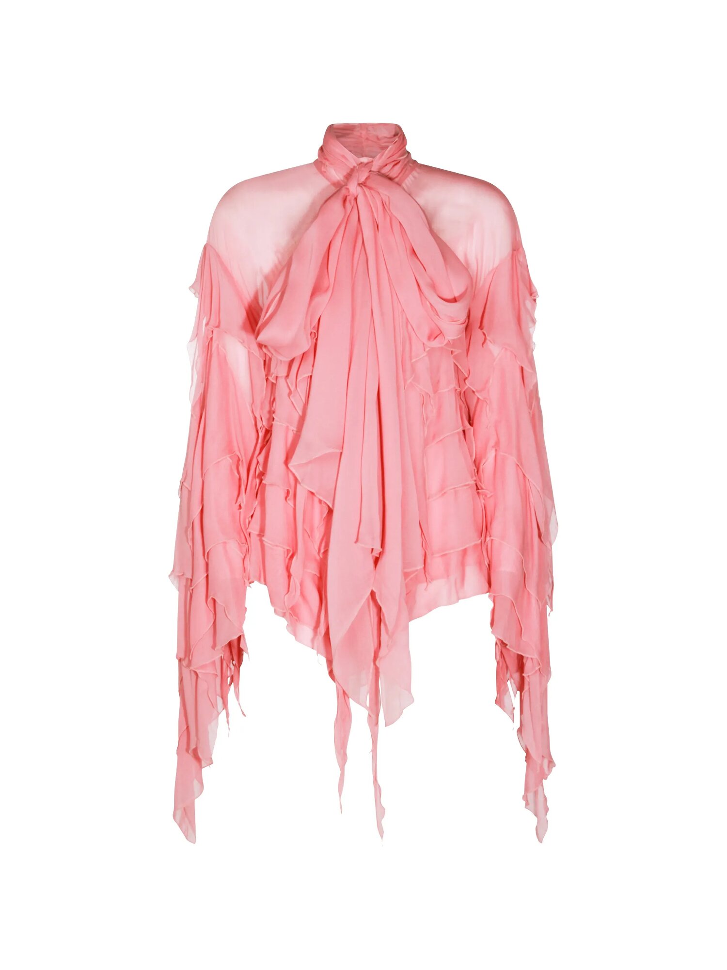 Блуза Ruffled asymmetric blouse
