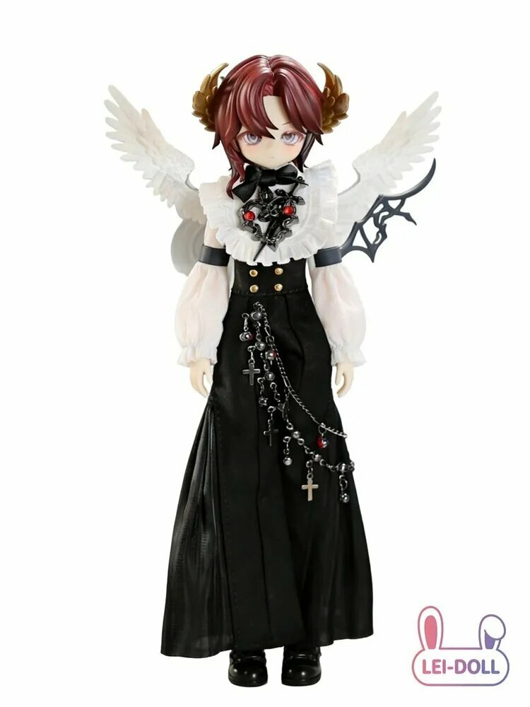LEI-Doll 1/8 Кукла с шаровидными суставами BJD,(Paradox World Series) ,19cm, полный набор прически, одежды и аксессуаров, коллекционная, подарок для девочек
