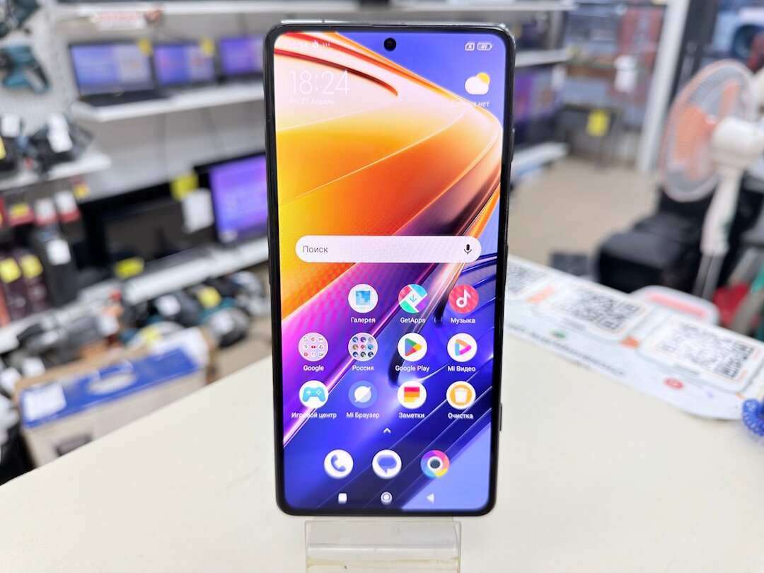 Смартфон Xiaomi POCO F4 GT 12/256 ГБ RU, Dual nano SIM, Черный ниндзя (Б.У.)