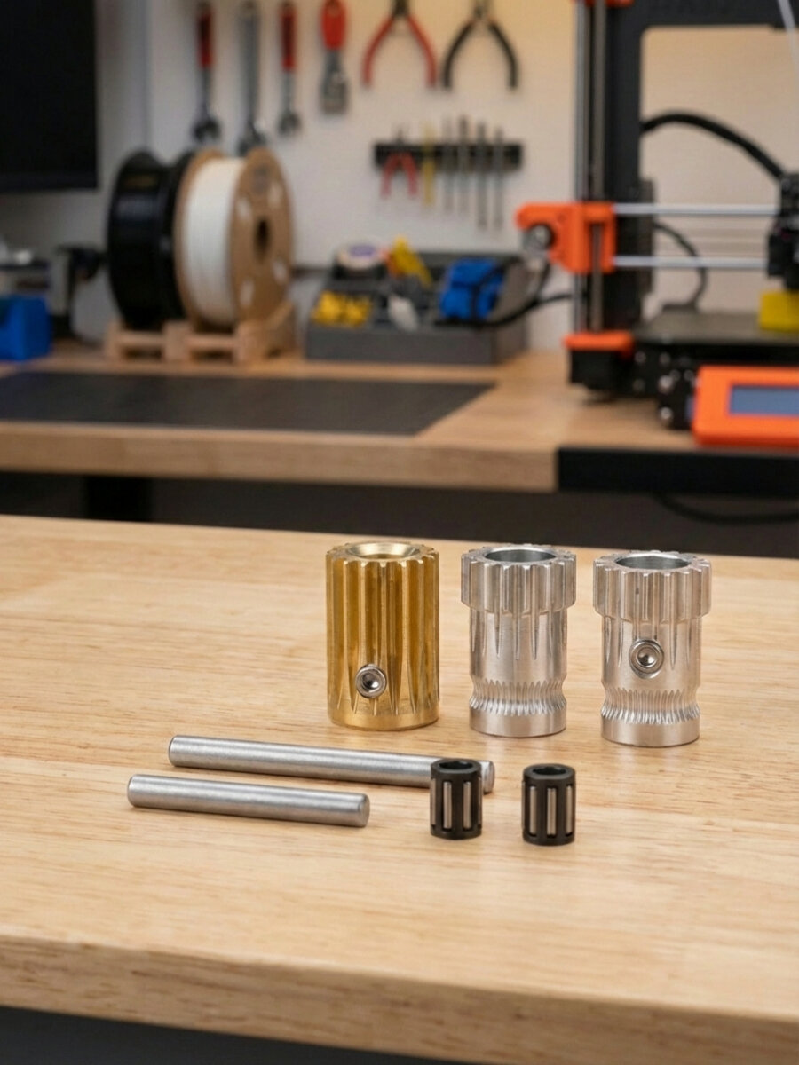 Комплект шестерен для экструдера Dual Drive на 3D-принтеры