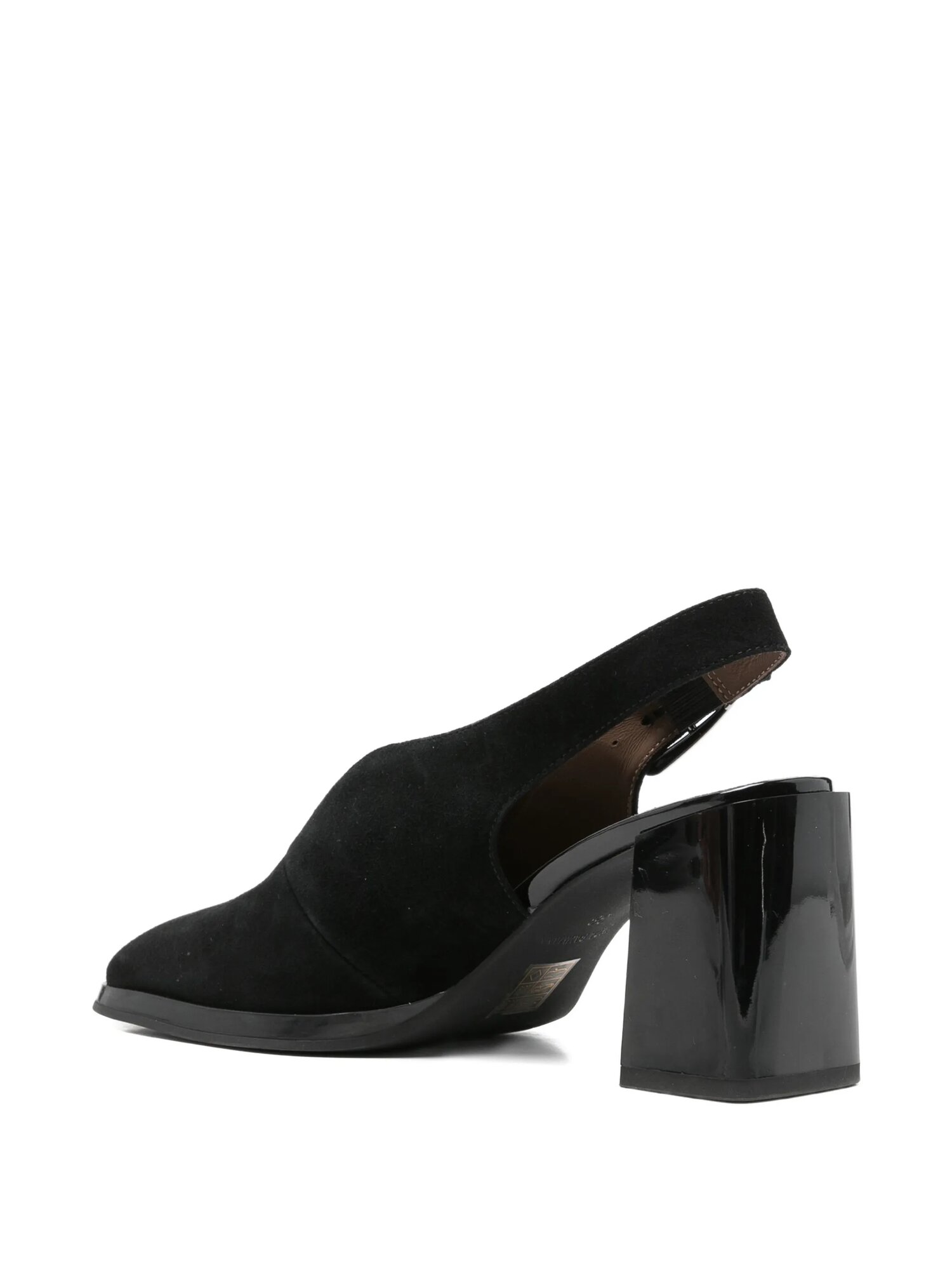 Туфли LINDA BAUMANN Buckle-fastening slingback pumps, размер 37, black/black — фото 1