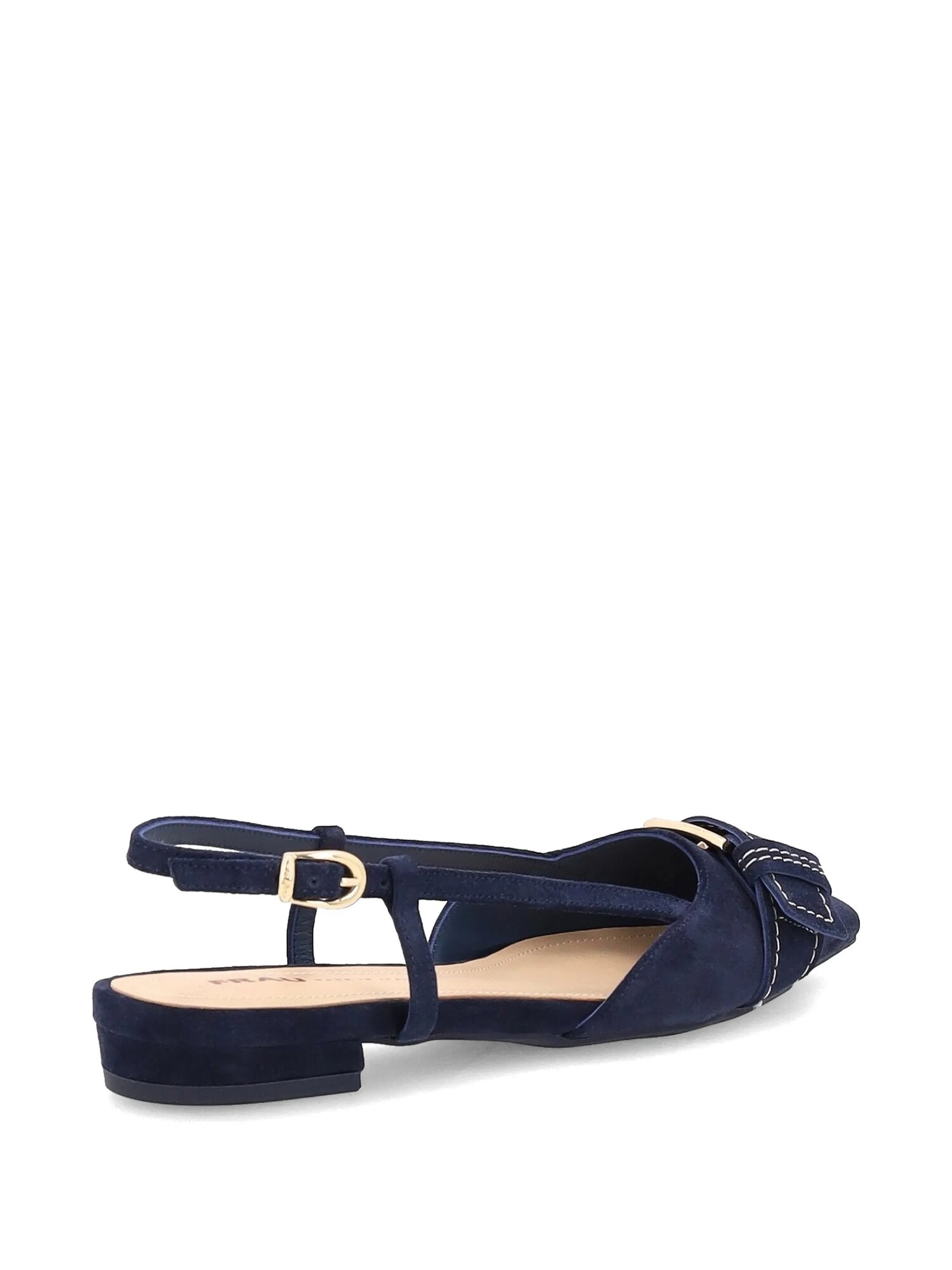 Туфли Frau Buckle-detail suede slingbacks, размер 40, blue — фото 1