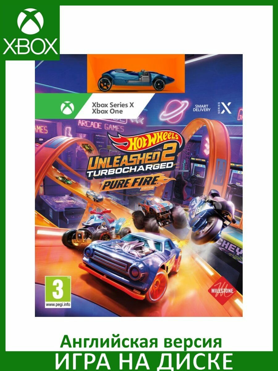 Игра Hot Wheels Unleashed 2 Turbocharged Машинка Pure Fire Edition Xbox One, Series X Диск на Xbox Английская версия