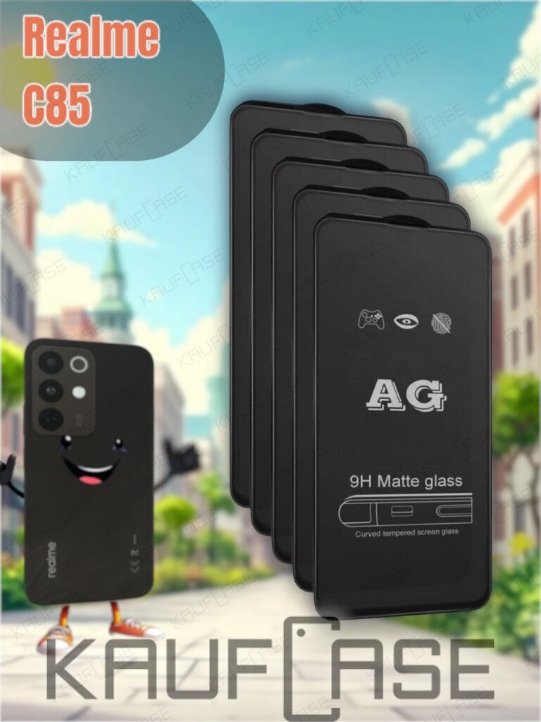 Матовая защита экрана 5 шт realme C85