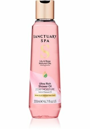 Масло для душа Sanctuary Spa Lily & Rose Natural Oils, 200 мл