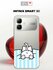 Чехол на Infinix Smart 20 / Инфиникс Смарт 20 с принтом Белый котенок